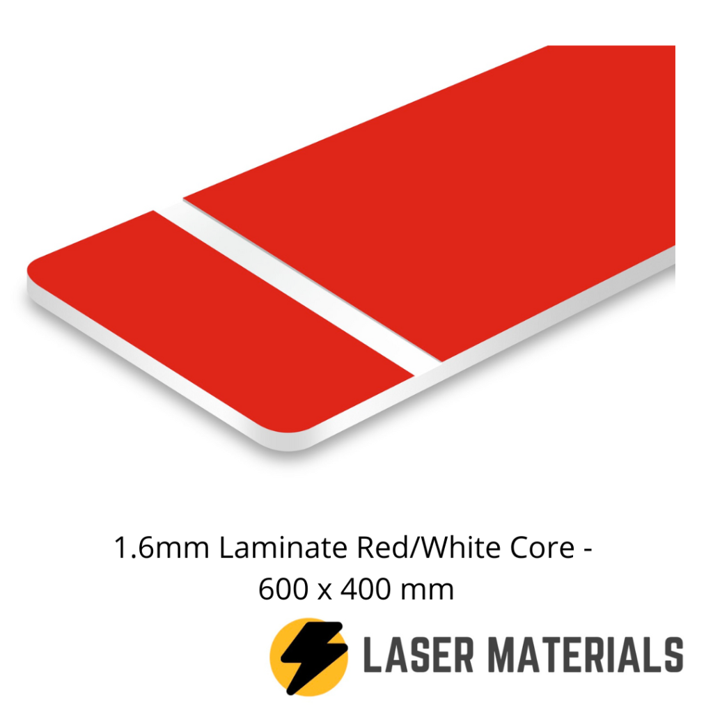 1 6mm Laminate Red White Core 600 X 400 Mm Lasermaterials ie 1 6mm Laminate Red White Core 600 X 400 Mm Lasermaterials ie
